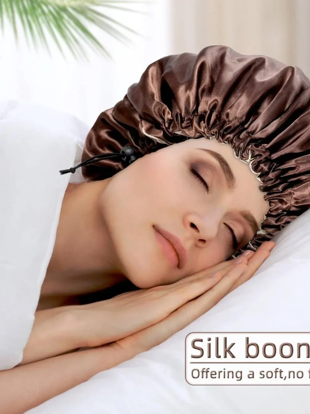 Hair | Satin Silk Bonnet For Curly Hair Bonnet Braid Bonnet For ...